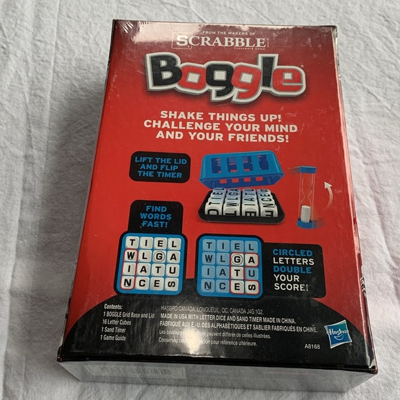 Hasbro | Games | Hasbro Boggle Game New 3minute Word Game From The ...